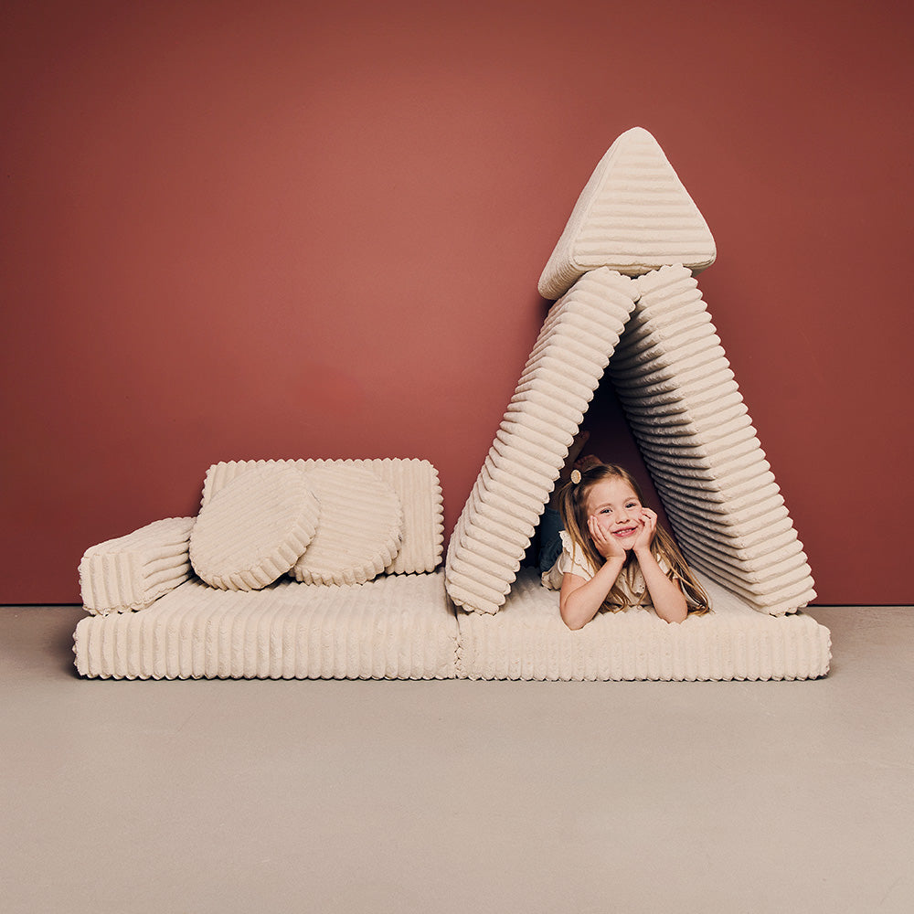 SHAPPY PLAY SOFA PURE CORDUROY WAFFLE - SHAPPY Play Sofa